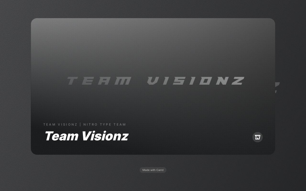 Team Visionz Site